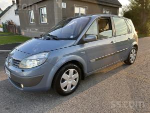 Blue Renault Scenic 2006 in Daugavpils, with an engine capacity of 1.90 L and mileage of 233 thousand km for 1650 €, photo 10 on AUTOMOTO.COM.LV