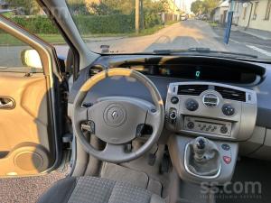 Blue Renault Scenic 2006 in Daugavpils, with an engine capacity of 1.90 L and mileage of 233 thousand km for 1650 €, photo 19 on AUTOMOTO.COM.LV