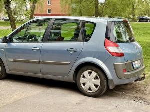 Blue Renault Scenic 2006 in Riga, with an engine capacity of 2.00 L and mileage of 262 thousand km for 700 €, photo 3 on AUTOMOTO.COM.LV
