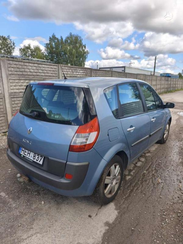 Zils Renault Scenic 2006 Panevēža, ar dzinēja tilpumu 1.50 L un nobraukumu 280 tūkst. km par 300 €, foto 9 vietnē AUTOMOTO.COM.LV