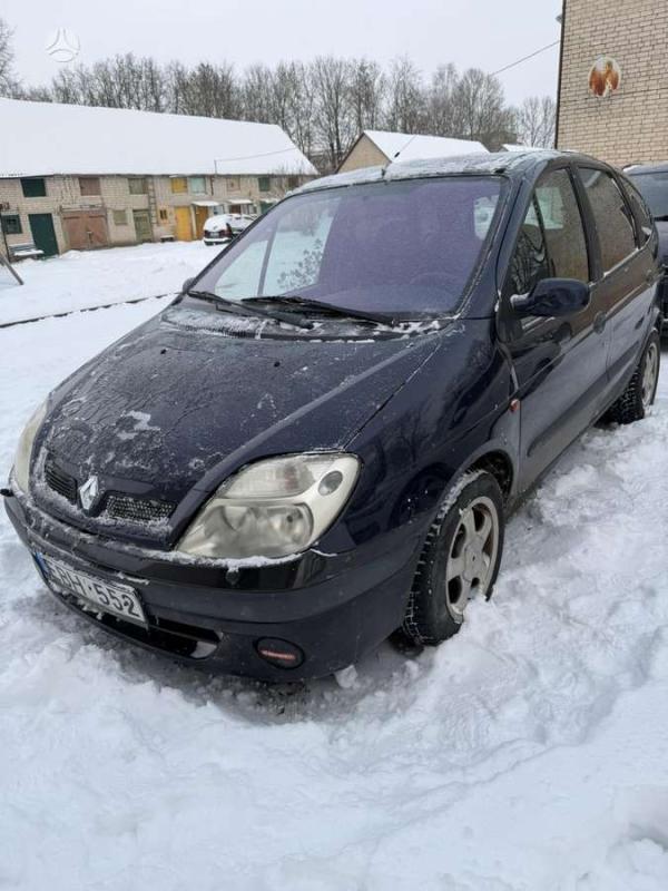 Blue Renault Scenic 2008 in Radviliskis, with an engine capacity of 1.60 L and mileage of 265 thousand km for 850 €, photo 2 on AUTOMOTO.COM.LV