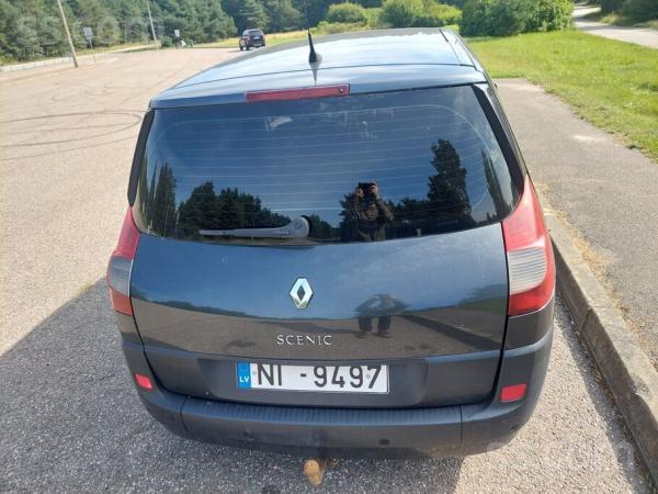 Blue Renault Scenic 2008 in Ventspils, with an engine capacity of 1.90 L and mileage of 388 thousand km for 550 €, photo 4 on AUTOMOTO.COM.LV
