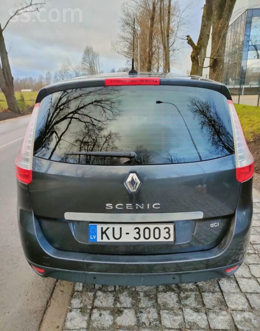 Zils Renault Scenic 2010 Rīga, ar dzinēja tilpumu 1.90 L un nobraukumu 296 tūkst. km par 3300 €, foto 5 vietnē AUTOMOTO.COM.LV