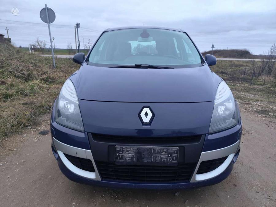 Blue Renault Scenic 2011 in Kaunas, with an engine capacity of 1.46 L and mileage of 221 thousand km for 3400 €, photo 1 on AUTOMOTO.COM.LV