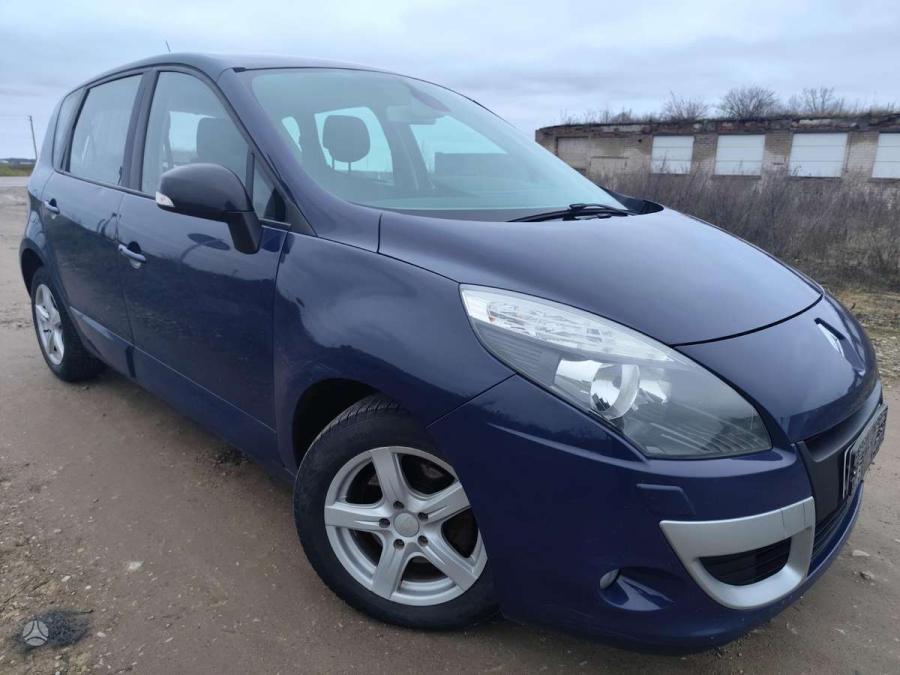 Blue Renault Scenic 2011 in Kaunas, with an engine capacity of 1.46 L and mileage of 221 thousand km for 3400 €, photo 2 on AUTOMOTO.COM.LV