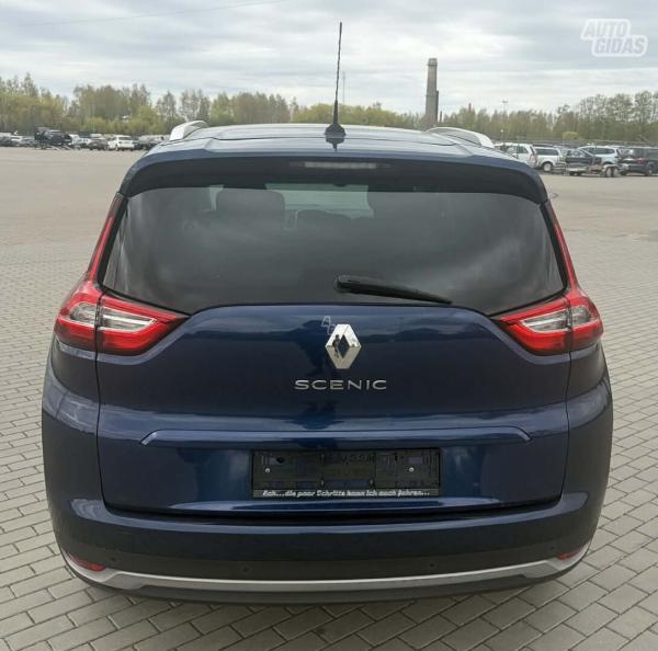 Blue Renault Scenic 2017 in Marijampole, with an engine capacity of 1.20 L and mileage of 143 thousand km for 7850 €, photo 6 on AUTOMOTO.COM.LV