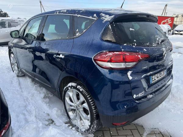 Blue Renault Scenic 2018 in Taurage, with an engine capacity of 1.46 L and mileage of 249 thousand km for 7900 €, photo 3 on AUTOMOTO.COM.LV