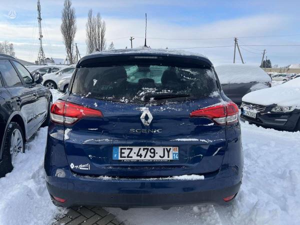 Blue Renault Scenic 2018 in Taurage, with an engine capacity of 1.46 L and mileage of 249 thousand km for 7900 €, photo 4 on AUTOMOTO.COM.LV