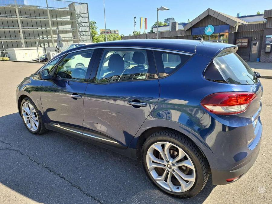 Zils Renault Scenic 2018 Viļņa, ar dzinēja tilpumu 1.46 L un nobraukumu 250 tūkst. km par 7200 €, foto 4 vietnē AUTOMOTO.COM.LV