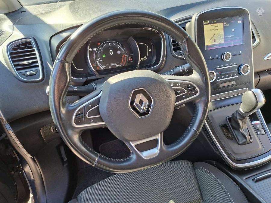 Zils Renault Scenic 2018 Viļņa, ar dzinēja tilpumu 1.46 L un nobraukumu 250 tūkst. km par 7200 €, foto 12 vietnē AUTOMOTO.COM.LV