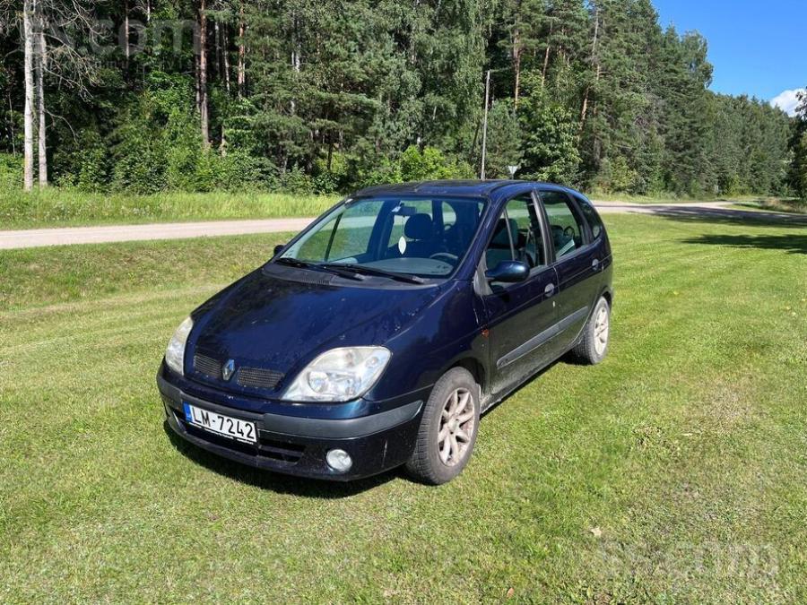 Синий Рено Сценик 2001 в Резекне, объемом двигателя 1.80 л и пробегом 334 тыс. км за 950 €, фото 1 на AUTOMOTO.COM.LV