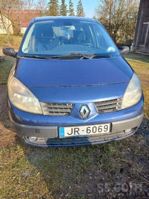 Zils Renault Scenic 2004 Gulbene, ar dzinēja tilpumu 1.60 L un nobraukumu 232 tūkst. km par 1200 €, foto  vietnē AUTOMOTO.COM.LV