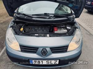 Blue Renault Scenic 2006 in Tallinn, with an engine capacity of 1.60 L and mileage of 234 thousand km for 1999 €, photo 18 on AUTOMOTO.COM.LV
