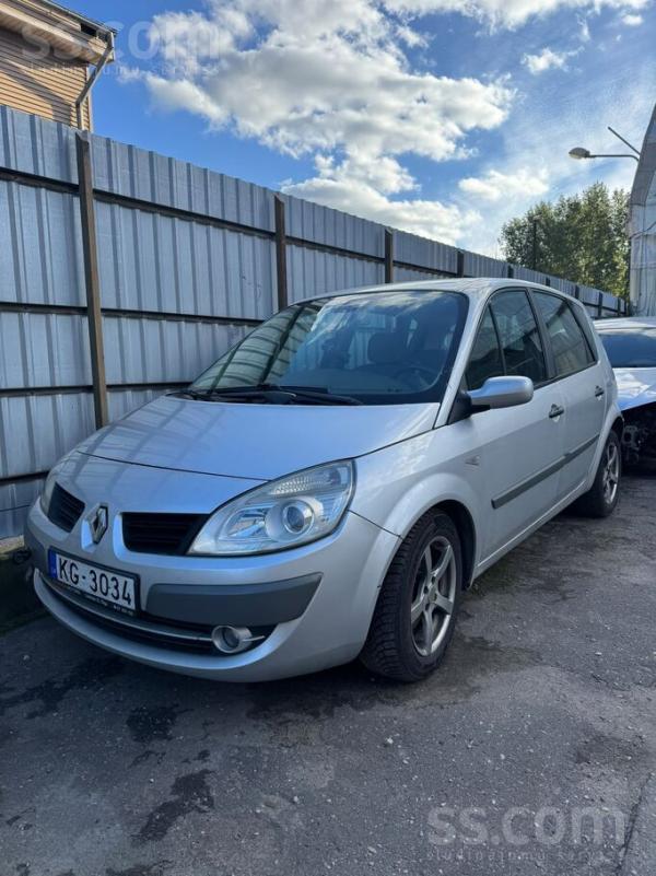 Blue Renault Scenic 2007 in Riga, with an engine capacity of 1.90 L and mileage of 330 thousand km for 585 €, photo 1 on AUTOMOTO.COM.LV