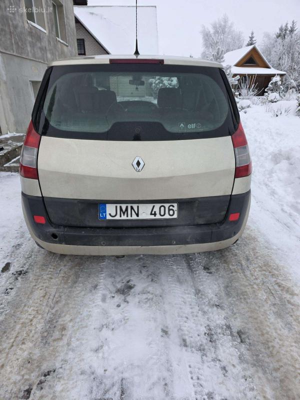 Brūns Renault Scenic 2006 Šilalė, ar dzinēja tilpumu 1.90 L un nobraukumu 356 tūkst. km par 750 €, foto 4 vietnē AUTOMOTO.COM.LV
