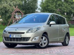 Brown Renault Scenic 2009 in Jelgava, with an engine capacity of 1.90 L and mileage of 284 thousand km for 2600 €, photo  on AUTOMOTO.COM.LV