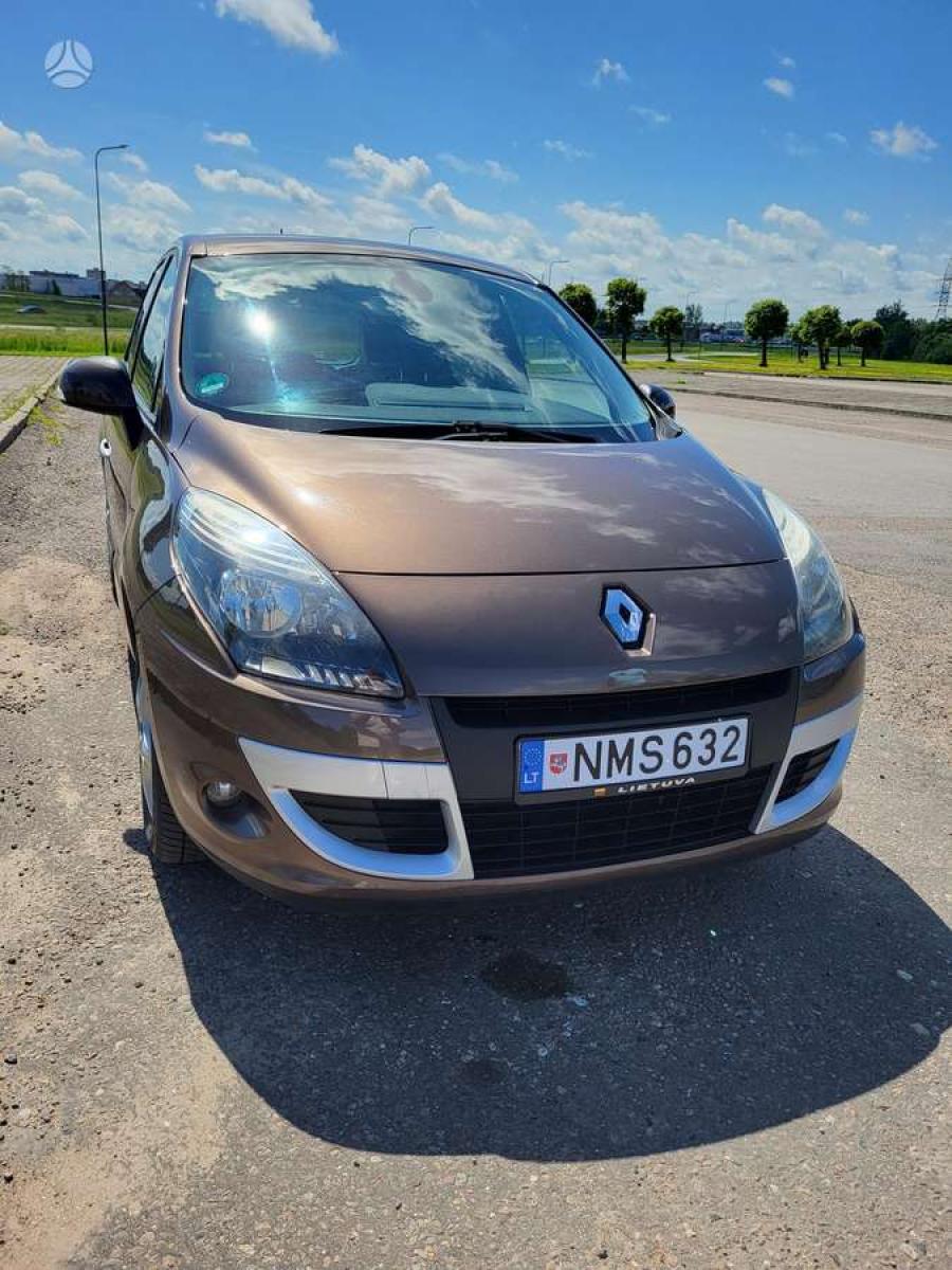 Brown Renault Scenic 2011 in Kaunas, with an engine capacity of 1.95 L and mileage of 264 thousand km for 4550 €, photo 1 on AUTOMOTO.COM.LV