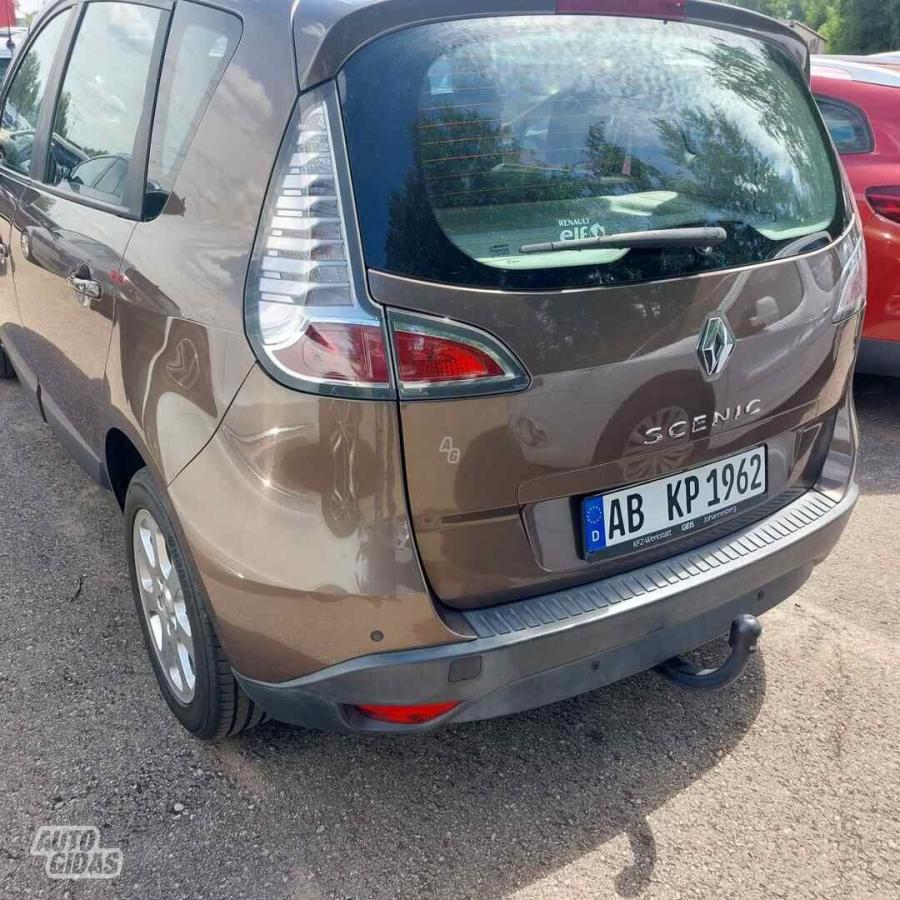 Brown Renault Scenic 2012 in Kaunas, with an engine capacity of 1.60 L and mileage of 189 thousand km for 4550 €, photo 6 on AUTOMOTO.COM.LV