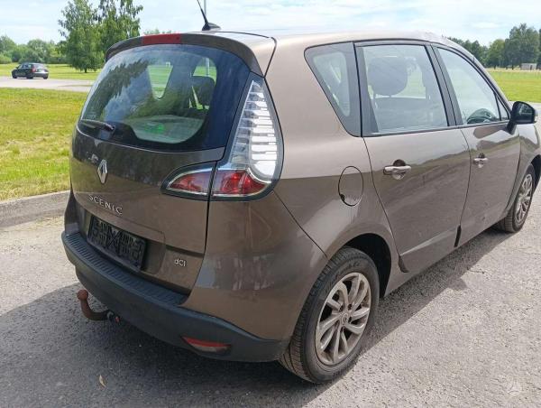 Brown Renault Scenic 2012 in Marijampole, with an engine capacity of 1.46 L and mileage of 347 thousand km for 2755 €, photo 6 on AUTOMOTO.COM.LV