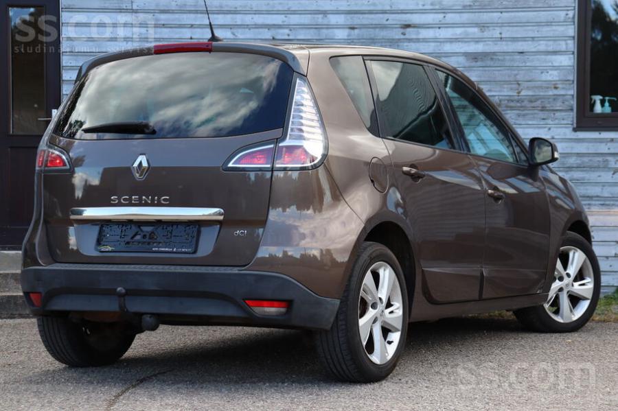Brūns Renault Scenic 2012 Valmiera, ar dzinēja tilpumu 1.60 L un nobraukumu 212 tūkst. km par 4500 €, foto 4 vietnē AUTOMOTO.COM.LV