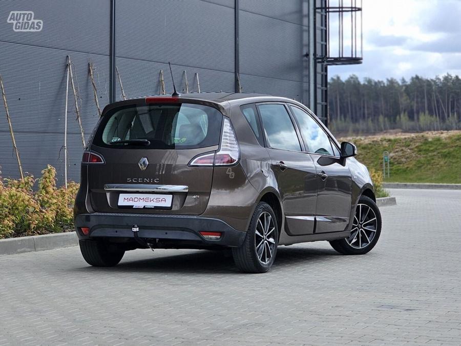 Brown Renault Scenic 2013 in Vilnius, with an engine capacity of 1.50 L and mileage of 300 thousand km for 3950 €, photo 6 on AUTOMOTO.COM.LV
