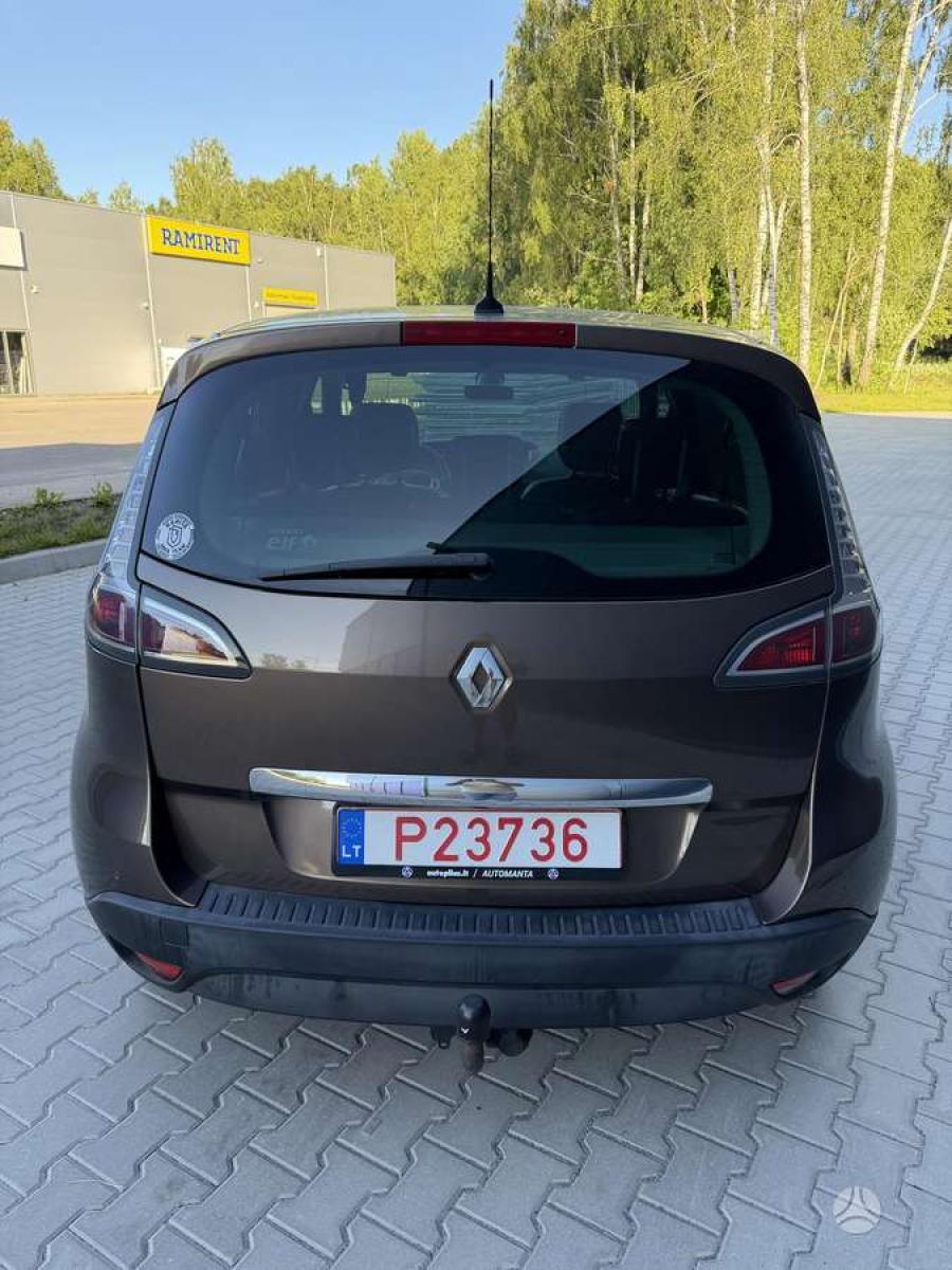 Brown Renault Scenic 2013 in Utena, with an engine capacity of 1.20 L and mileage of 161 thousand km for 3500 €, photo 17 on AUTOMOTO.COM.LV