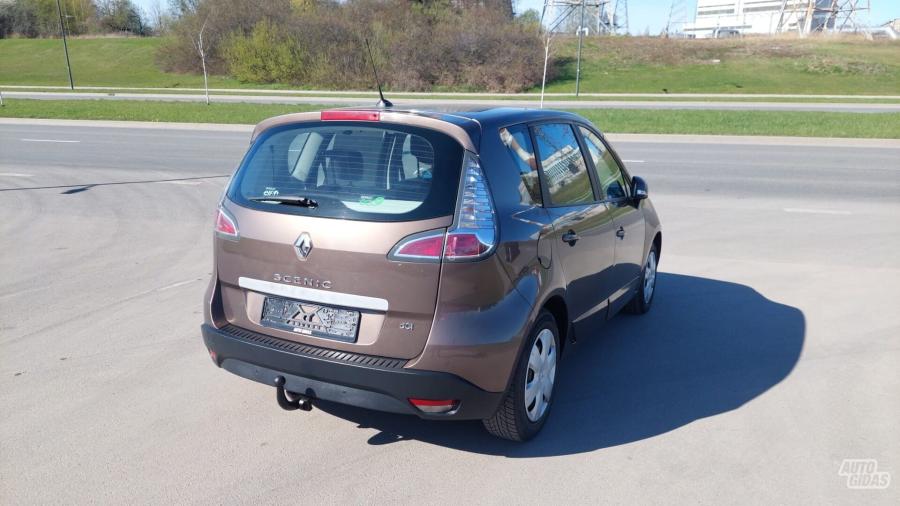 Brown Renault Scenic 2014 in Kaunas, with an engine capacity of 1.50 L and mileage of 231 thousand km for 4550 €, photo 6 on AUTOMOTO.COM.LV