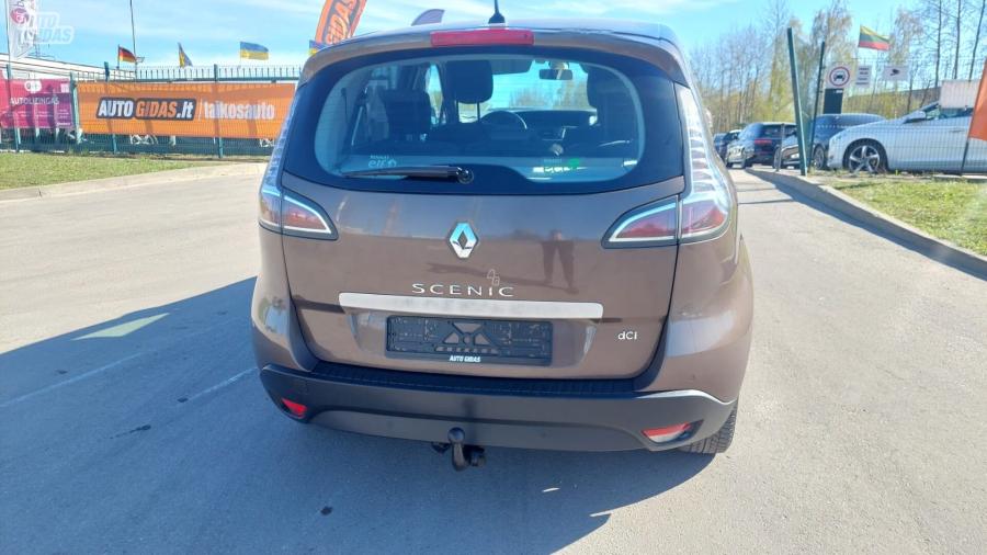 Brown Renault Scenic 2014 in Kaunas, with an engine capacity of 1.50 L and mileage of 231 thousand km for 4550 €, photo 12 on AUTOMOTO.COM.LV