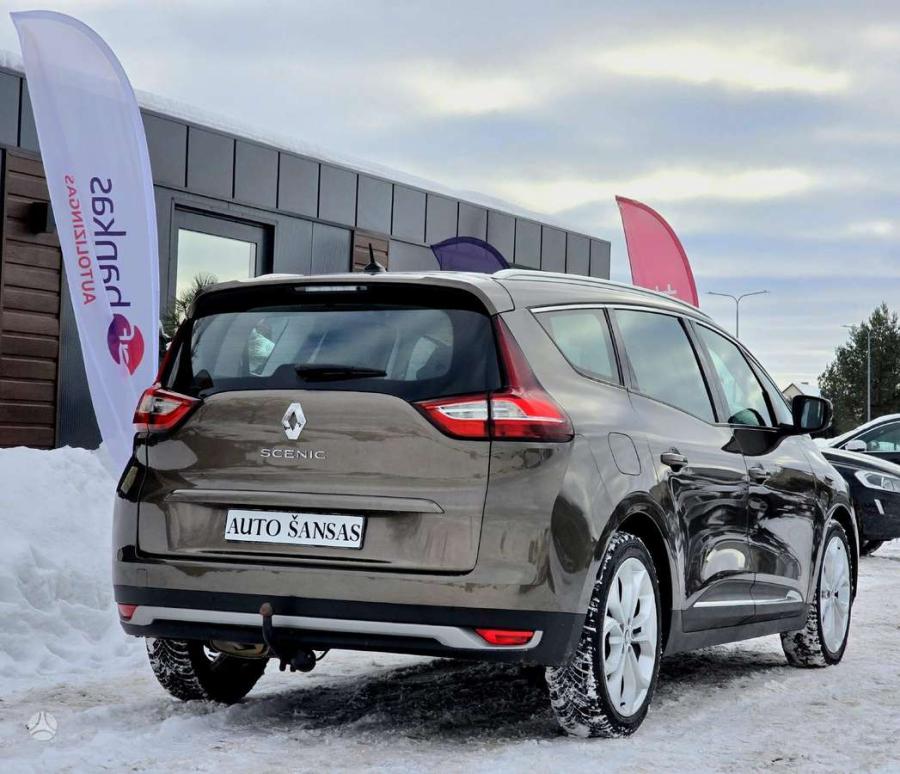 Brūns Renault Scenic 2017 Tauragė, ar dzinēja tilpumu 1.60 L un nobraukumu 207 tūkst. km par 7900 €, foto 8 vietnē AUTOMOTO.COM.LV