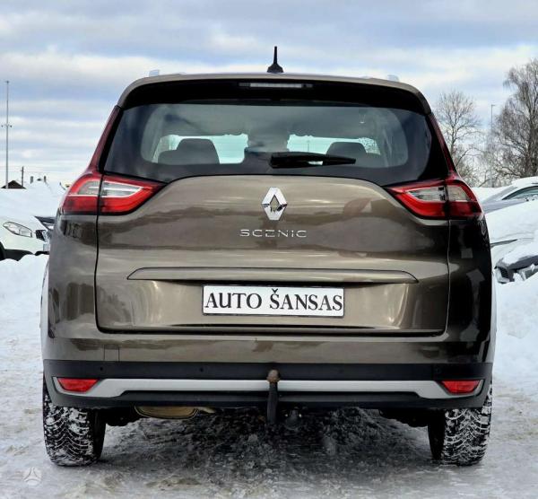 Brown Renault Scenic 2017 in Taurage, with an engine capacity of 1.60 L and mileage of 207 thousand km for 7900 €, photo 9 on AUTOMOTO.COM.LV