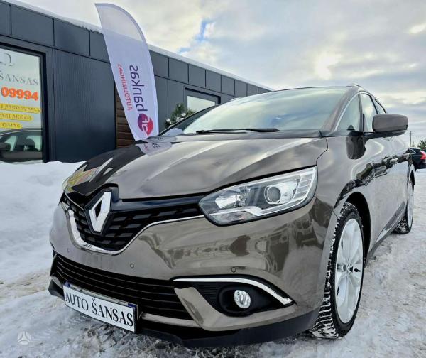 Brown Renault Scenic 2017 in Taurage, with an engine capacity of 1.60 L and mileage of 207 thousand km for 7900 €, photo 11 on AUTOMOTO.COM.LV