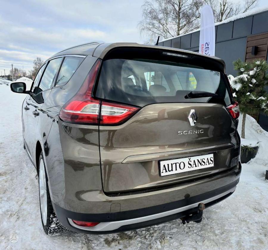 Brūns Renault Scenic 2017 Tauragė, ar dzinēja tilpumu 1.60 L un nobraukumu 207 tūkst. km par 7900 €, foto 12 vietnē AUTOMOTO.COM.LV