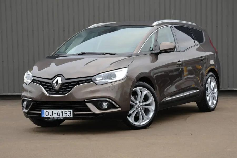 Brūns Renault Scenic 2017 Jelgava, ar dzinēja tilpumu 1.20 L un nobraukumu 180 tūkst. km par 9500 €, foto 1 vietnē AUTOMOTO.COM.LV