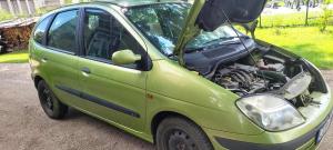 Green Renault Scenic 2000 in Ukmerge, with an engine capacity of 1.60 L and mileage of 221 thousand km for 650 €, photo 3 on AUTOMOTO.COM.LV