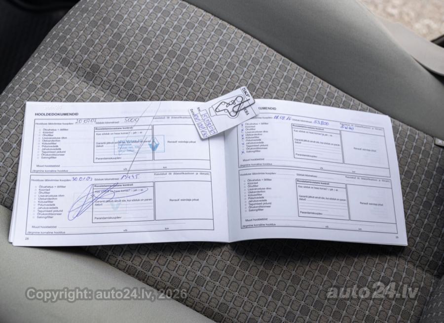 Зеленый Рено Сценик 2007 в Таллин, объемом двигателя 1.50 л и пробегом 109 тыс. км за 1999 €, фото 27 на AUTOMOTO.COM.LV