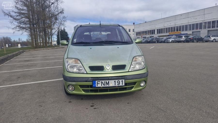 Green Renault Scenic 2000 in Panevezys, with an engine capacity of 1.90 L and mileage of 219 thousand km for 850 €, photo 1 on AUTOMOTO.COM.LV
