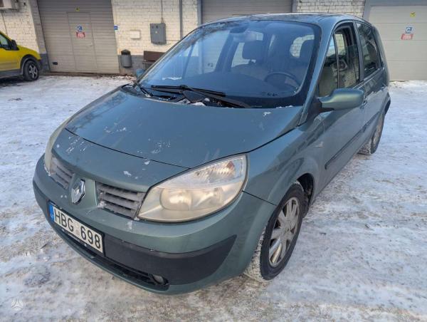 Zaļš Renault Scenic 2004 Viļņa, ar dzinēja tilpumu 1.87 L un nobraukumu 169 tūkst. km par 600 €, foto 1 vietnē AUTOMOTO.COM.LV