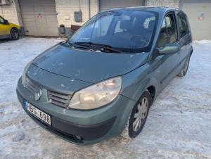 Green Renault Scenic 2004 in Vilnius, with an engine capacity of 1.87 L and mileage of 169 thousand km for 600 €, photo  on AUTOMOTO.COM.LV