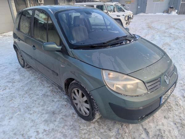 Zaļš Renault Scenic 2004 Viļņa, ar dzinēja tilpumu 1.87 L un nobraukumu 169 tūkst. km par 600 €, foto 3 vietnē AUTOMOTO.COM.LV