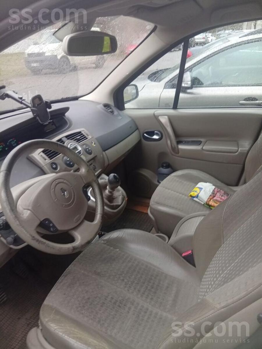 Zaļš Renault Scenic 2005 Jūrmala, ar dzinēja tilpumu 1.90 L un nobraukumu 429 tūkst. km par 550 €, foto 6 vietnē AUTOMOTO.COM.LV