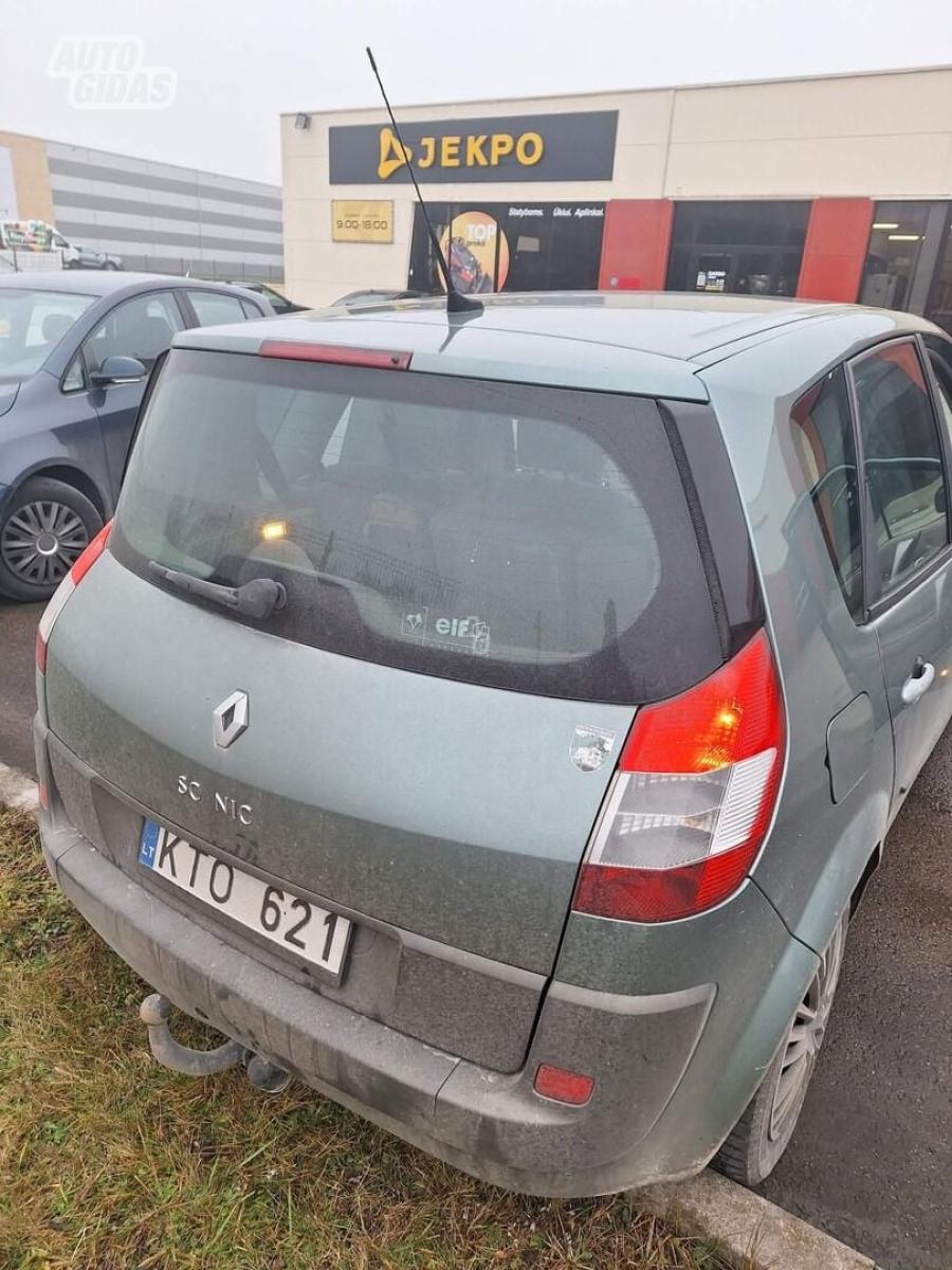 Green Renault Scenic 2006 in Siauliai, with an engine capacity of 2.00 L and mileage of 250 thousand km for 1550 €, photo 3 on AUTOMOTO.COM.LV