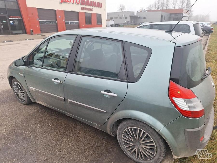 Green Renault Scenic 2006 in Siauliai, with an engine capacity of 2.00 L and mileage of 250 thousand km for 1450 €, photo 3 on AUTOMOTO.COM.LV