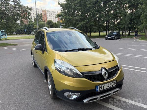 Green Renault Scenic 2013 in Riga, with an engine capacity of 1.50 L and mileage of 340 thousand km for 3800 €, photo 3 on AUTOMOTO.COM.LV