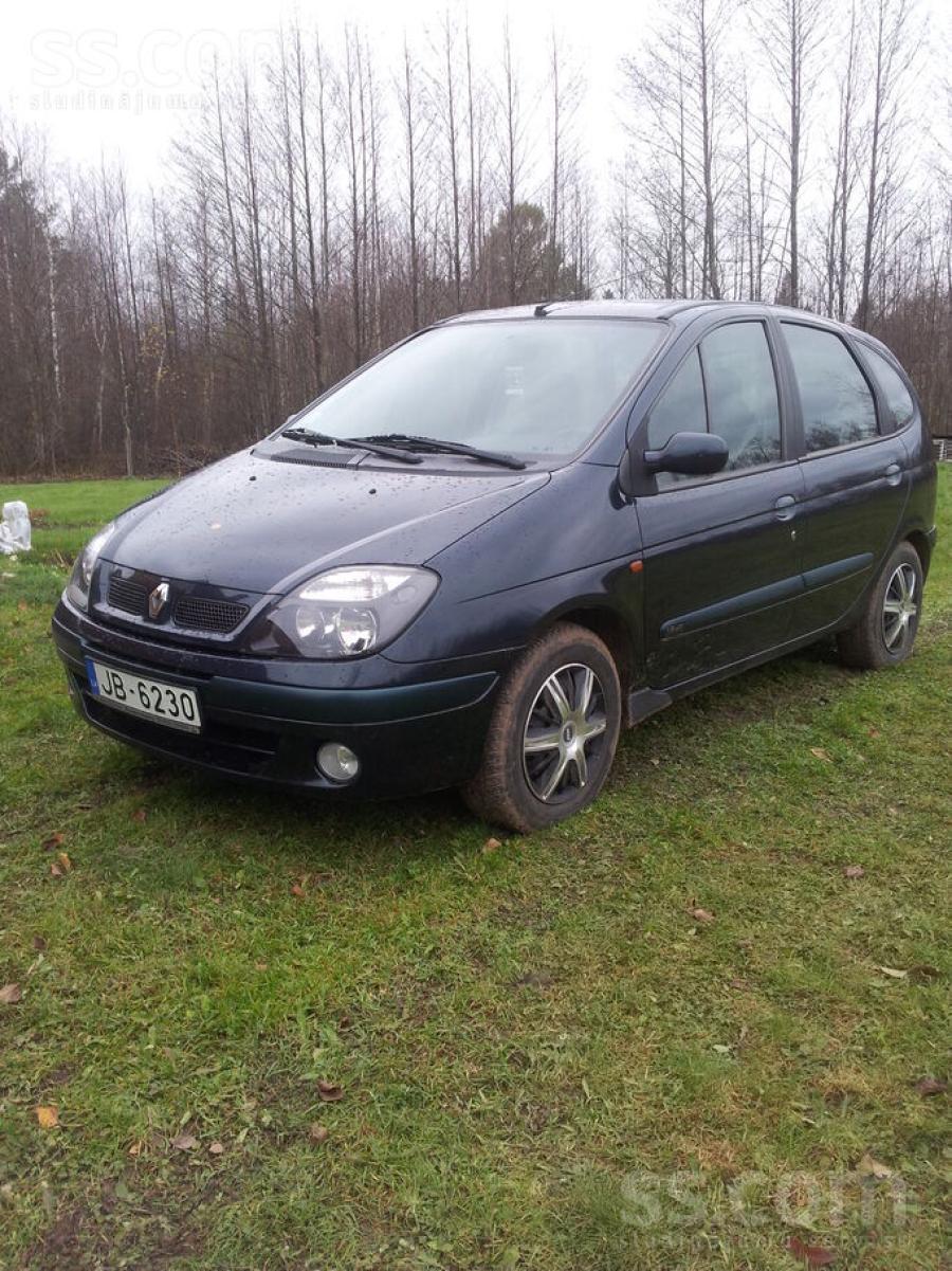 Zaļš Renault Scenic 2003 Daugavpils, ar dzinēja tilpumu 1.90 L un nobraukumu 0 tūkst. km par 550 €, foto 1 vietnē AUTOMOTO.COM.LV