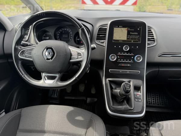 Grey Renault Scenic 2018 in Liepaja, with an engine capacity of 1.30 L and mileage of 231 thousand km for 7700 €, photo 10 on AUTOMOTO.COM.LV