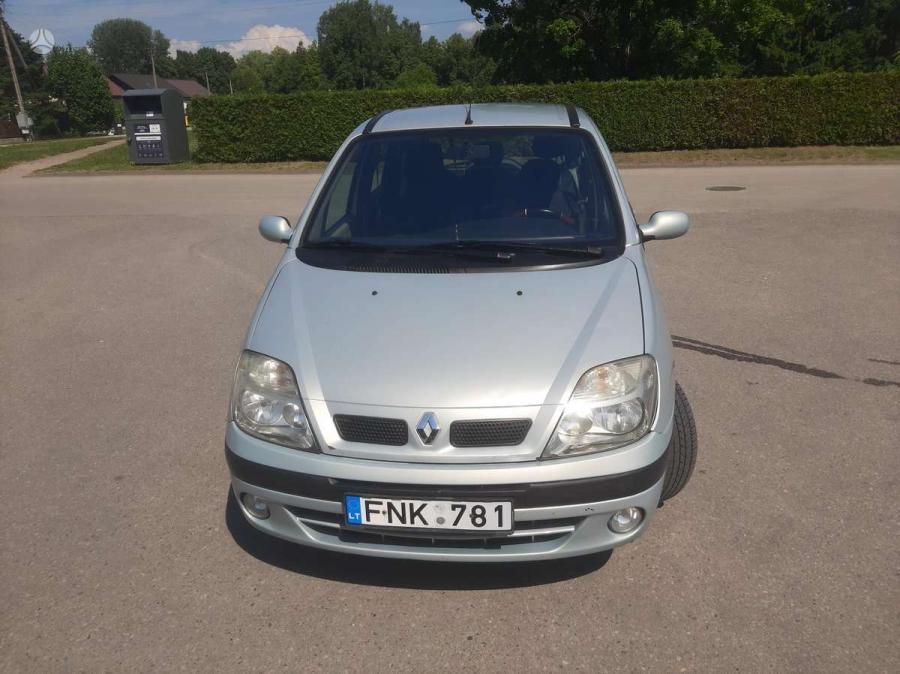 Grey Renault Scenic 2000 in Jonava, with an engine capacity of 1.90 L and mileage of 228 thousand km for 900 €, photo 8 on AUTOMOTO.COM.LV