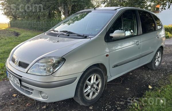Pelēks Renault Scenic 2002 Dobele, ar dzinēja tilpumu 1.60 L un nobraukumu 354 tūkst. km par 750 €, foto 3 vietnē AUTOMOTO.COM.LV