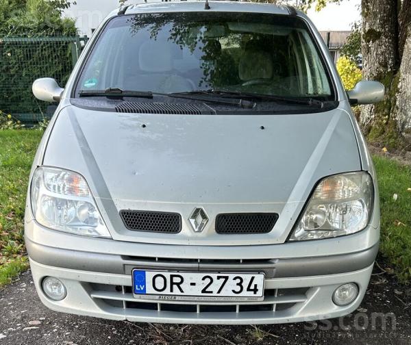 Pelēks Renault Scenic 2002 Dobele, ar dzinēja tilpumu 1.60 L un nobraukumu 354 tūkst. km par 750 €, foto 6 vietnē AUTOMOTO.COM.LV
