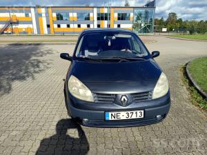 Pelēks Renault Scenic 2004 Ventspils, ar dzinēja tilpumu 1.90 L un nobraukumu 280 tūkst. km par 650 €, foto 3 vietnē AUTOMOTO.COM.LV