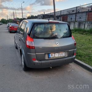 Grey Renault Scenic 2004 in Riga, with an engine capacity of 1.90 L and mileage of 250 thousand km for 800 €, photo 3 on AUTOMOTO.COM.LV